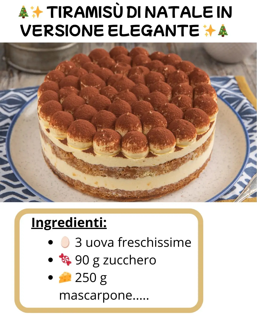 🎄 Tiramisù di Natale: Il Re delle Feste in Versione "Haute Pâtisserie ...